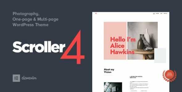 Scroller Parallax Scroll Responsive Theme GPL v4.7 | WP NOVA Scroller Parallax Scroll Responsive Theme GPL v4.7 | WP NOVA