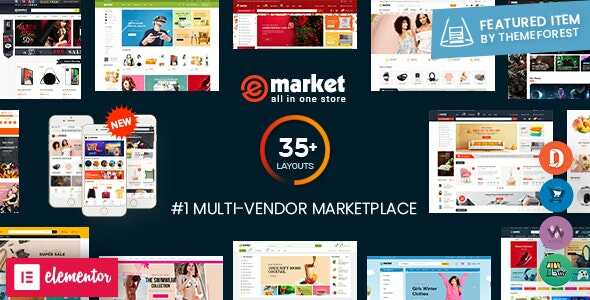 eMarket Theme GPL v7.6.0 – All-in-One Multi Vendor Marketplace ...